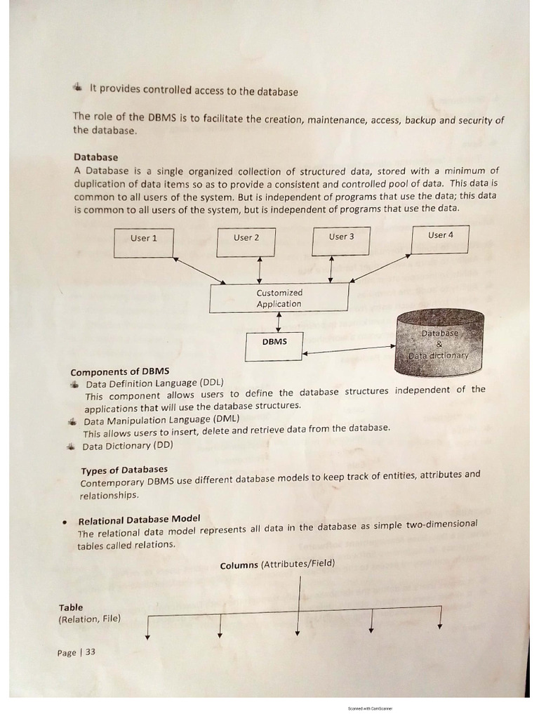 Computer Dater Base Notes | PDF