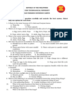 NGSA Practice Test Science Paper 1 - 29th March, 2025 | PDF | Blood | Foods