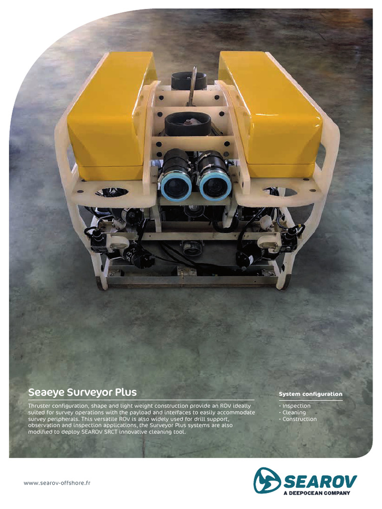 Seaeye Surveyor Plus ROV Specifications | PDF | Surveying | Length