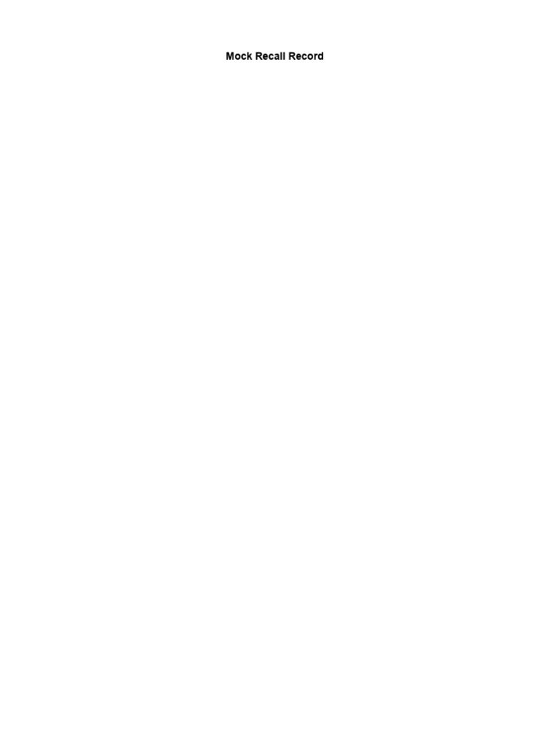 Contoh-Mock-Recall-Record | PDF