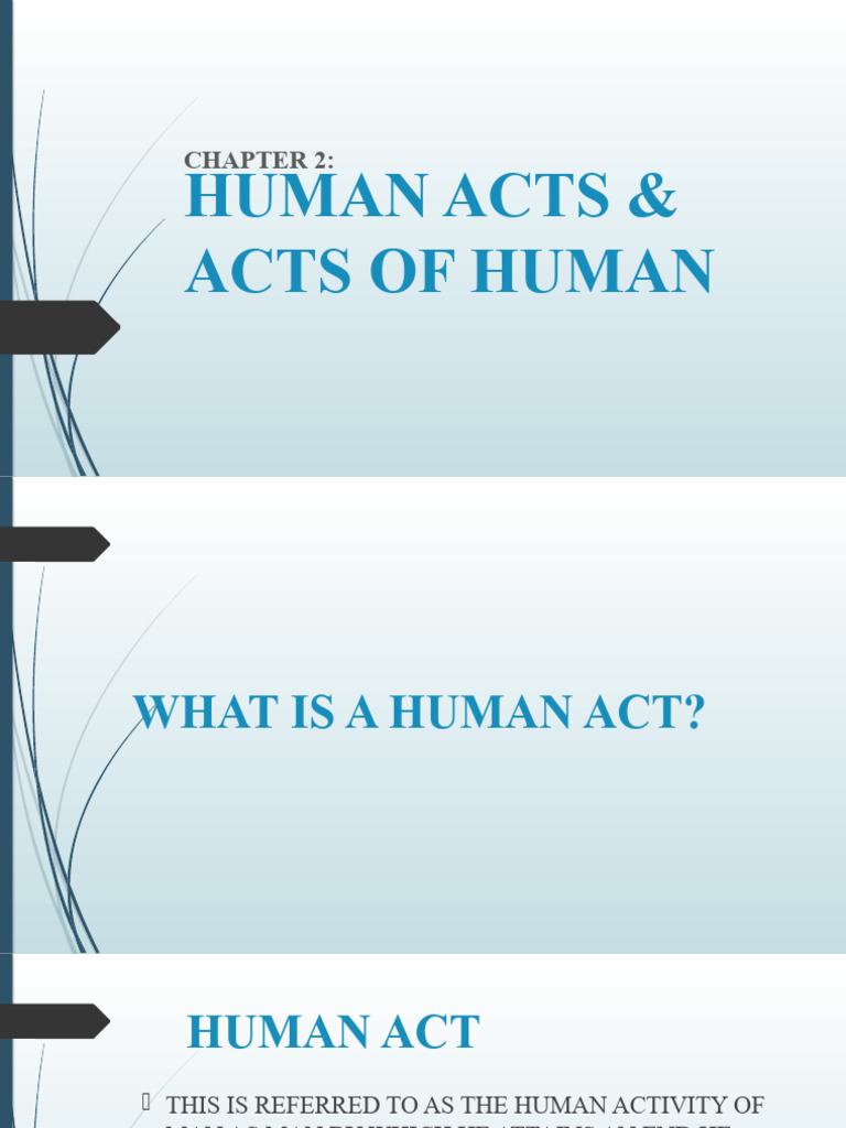 Human Acts | PDF | Intention | Free Will