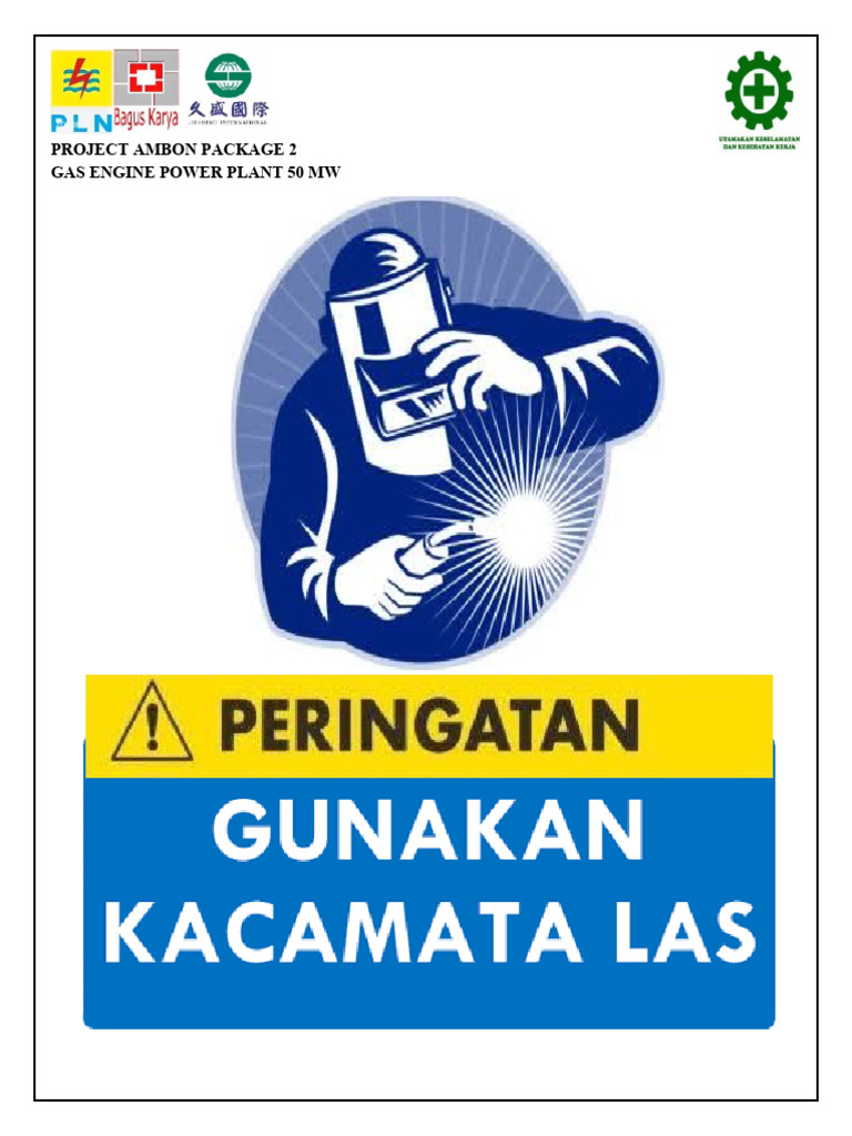 Sign Hazard Kedok Las | PDF