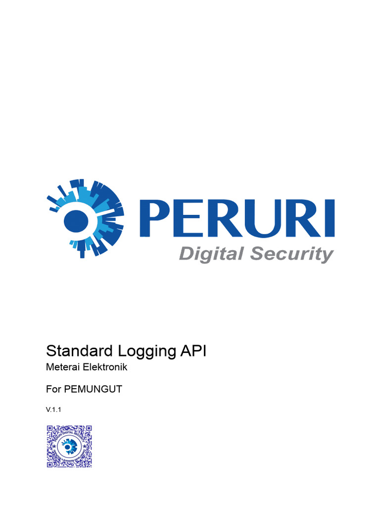 Standard Logging API E MET V.1.1 PEM | PDF | Computer Data | Software Standard Logging API E MET V.1.1 PEM | PDF | Computer Data | Software