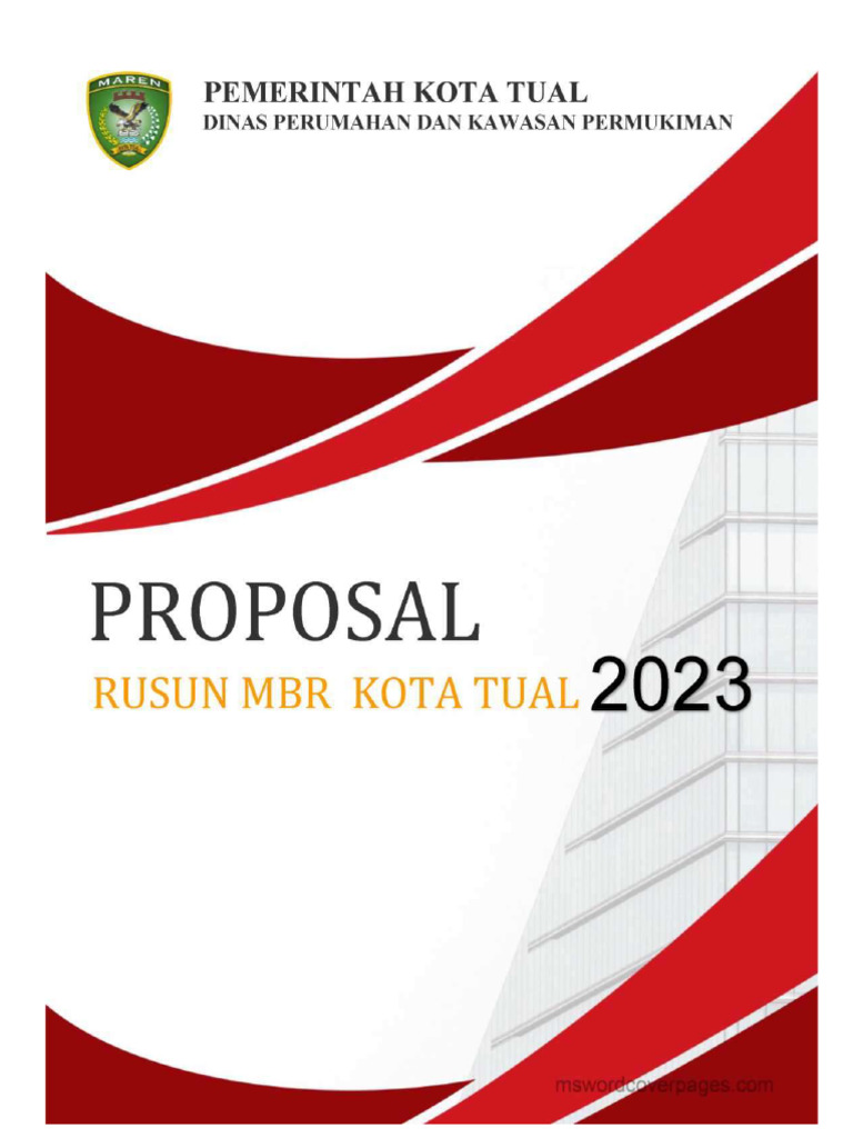 Proposal Rusun MBR Ok | PDF