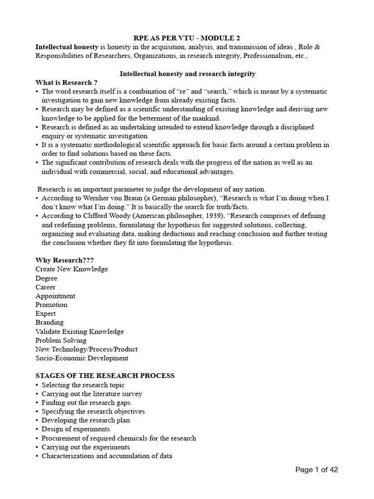 Rpe 2 | PDF | Plagiarism | Integrity