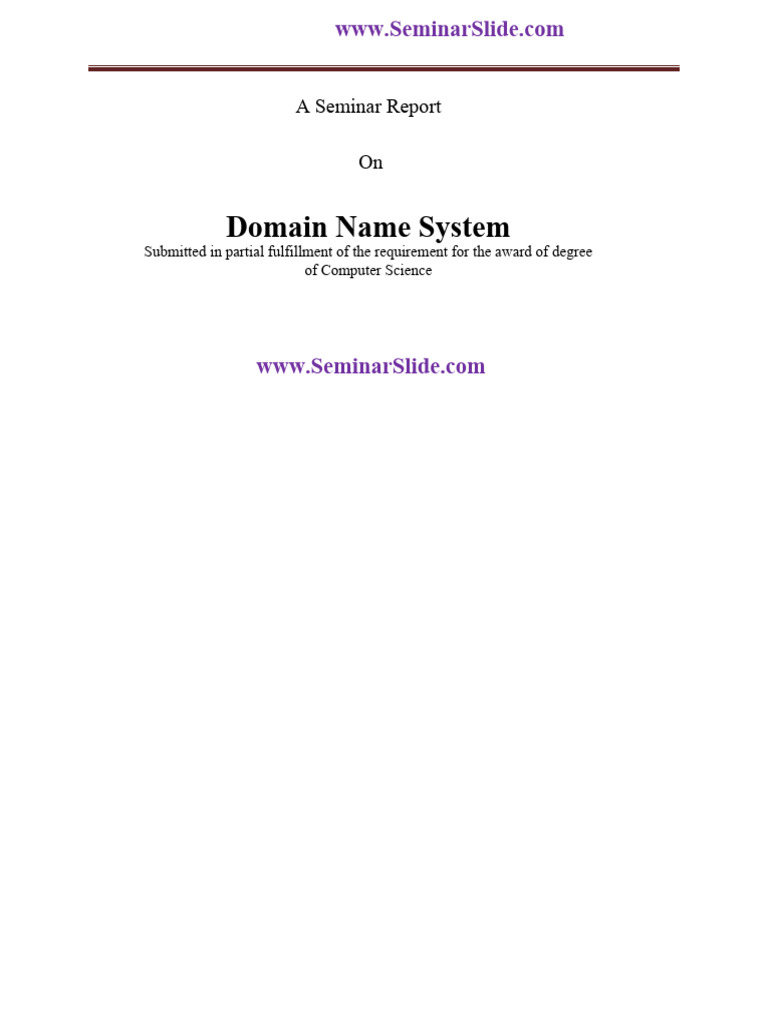 Understanding the Domain Name System | PDF | Domain Name System | Web ...