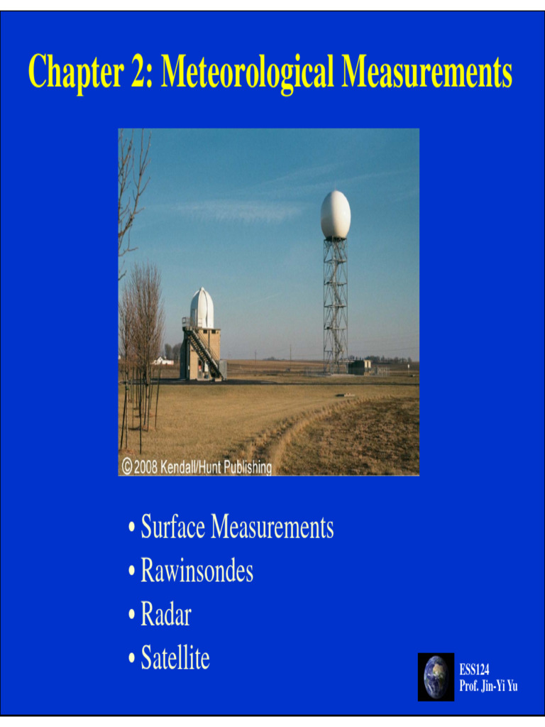 2 - Meteorological Measurement | PDF | Radar | Doppler Effect