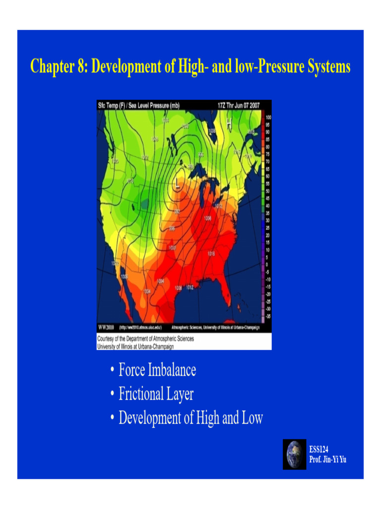 8 - Development of High - and Low-Pressure Systems | Download Free PDF ...