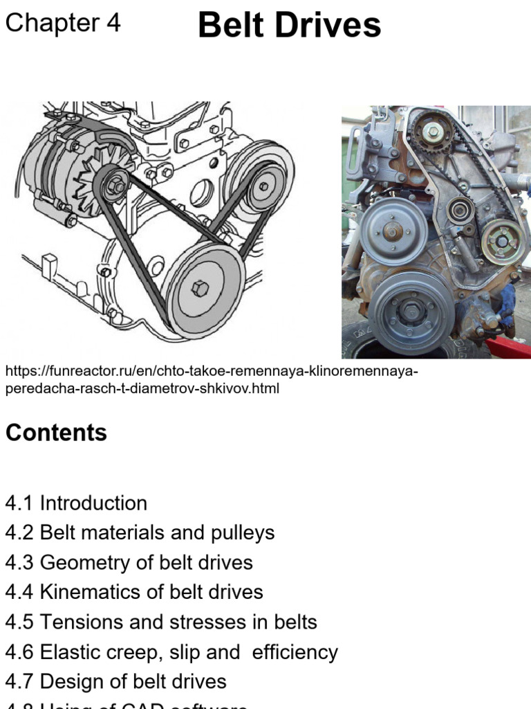 2023.09.15 Chapter 4 Belt Drive | PDF | Belt (Mechanical) | Mechanical ...