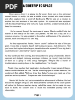 Science Stage 8 Sample Paper 1 - tcm143-595703 | PDF | Asteroid | Atoms