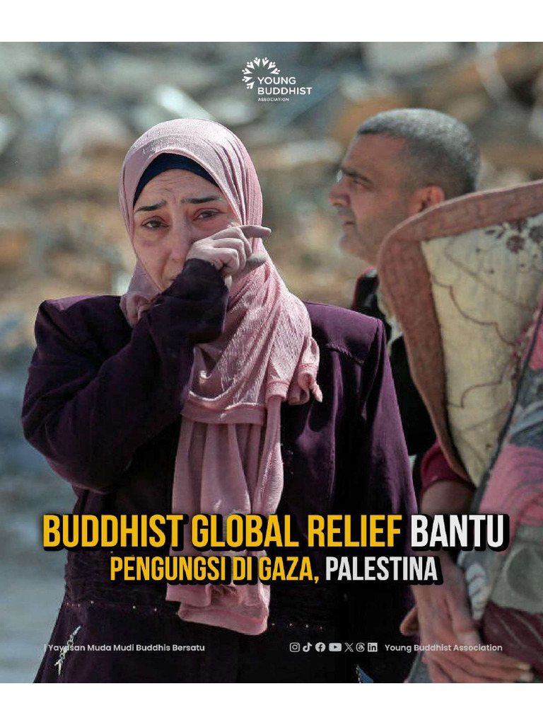 YBA - Buddhist Global Relief Bantu Pengungsi Di Gaza, Palestina - 15 ...