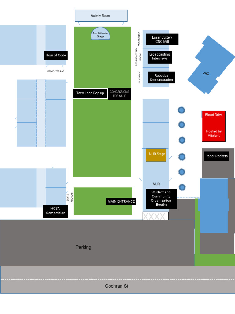 2024 Steam Expo Health Fair School Map 1 | PDF | Engineering