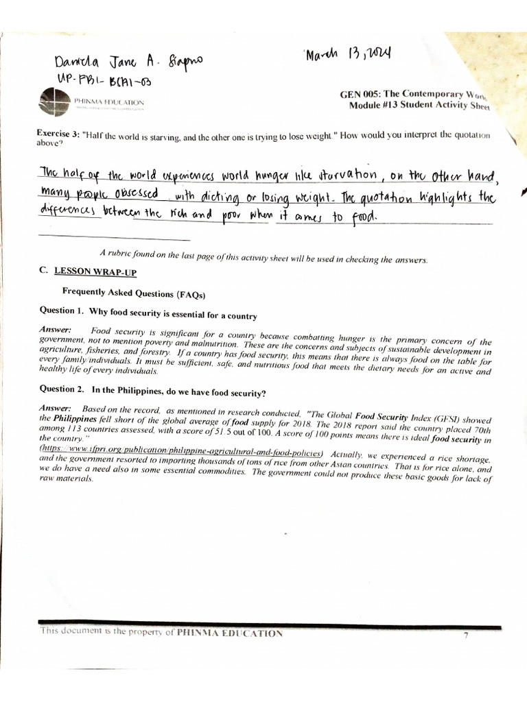 Gen 005 - Module 13 | PDF