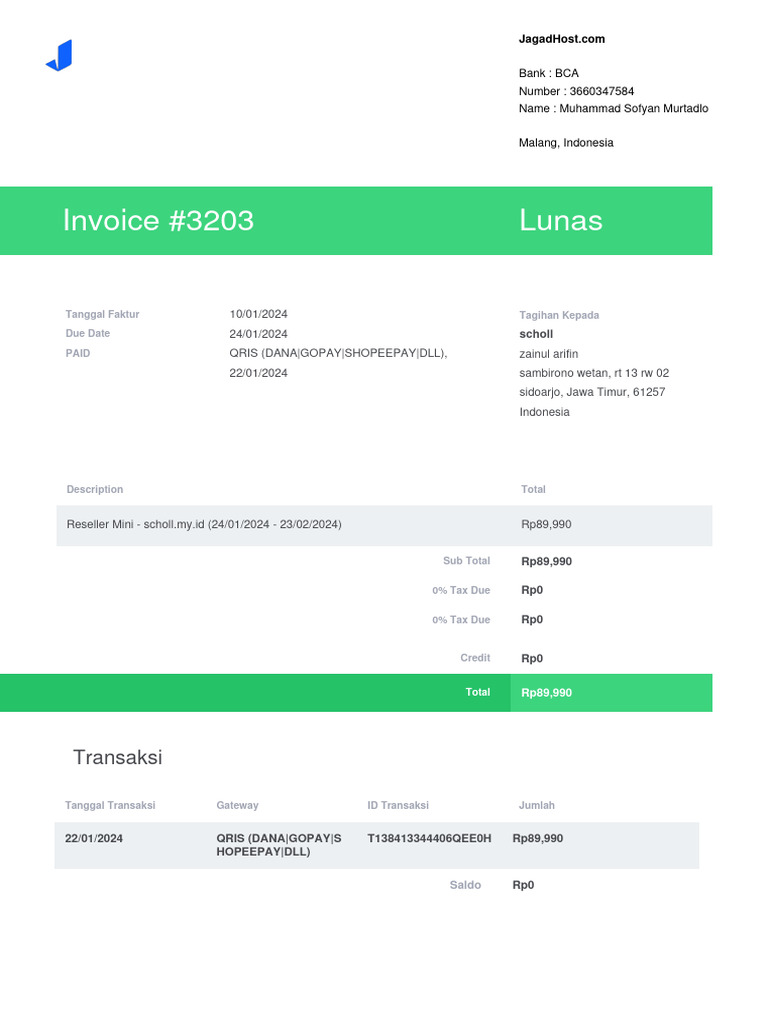 Invoice 3203 | PDF