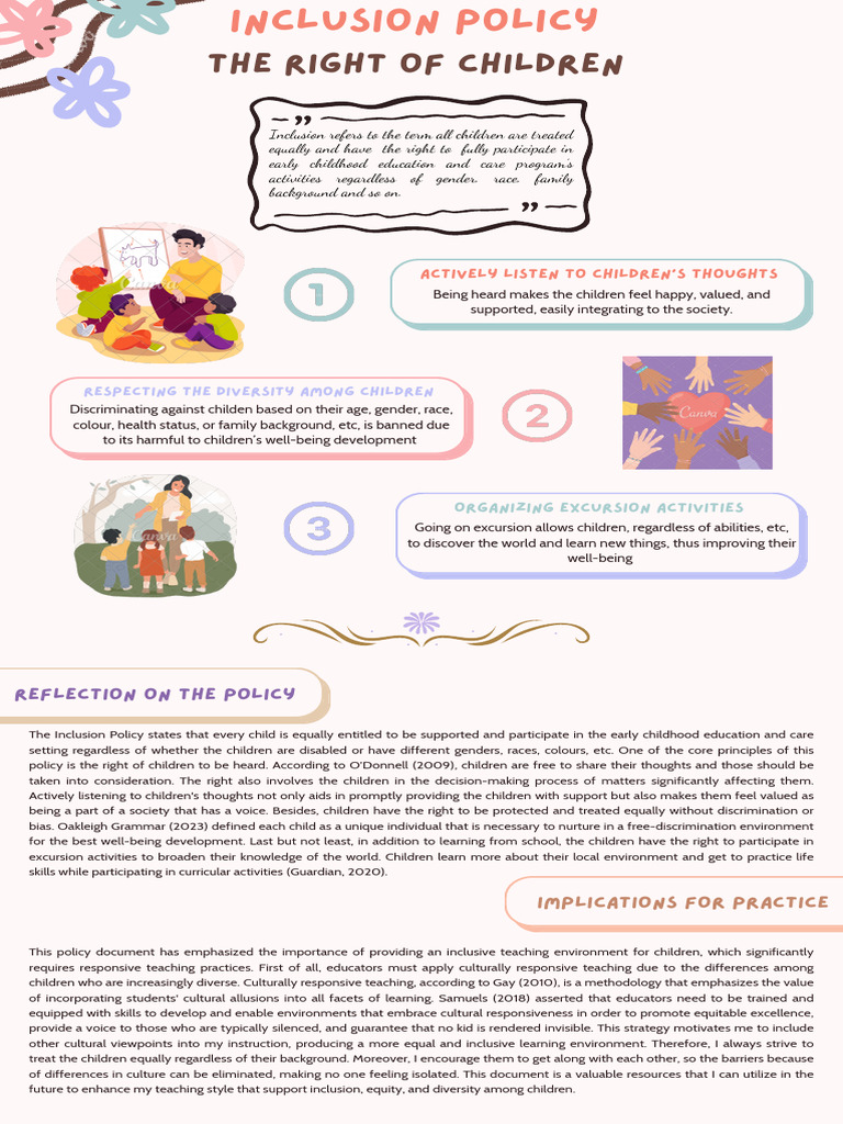 Infographic childcare | PDF | Social Exclusion | Discrimination