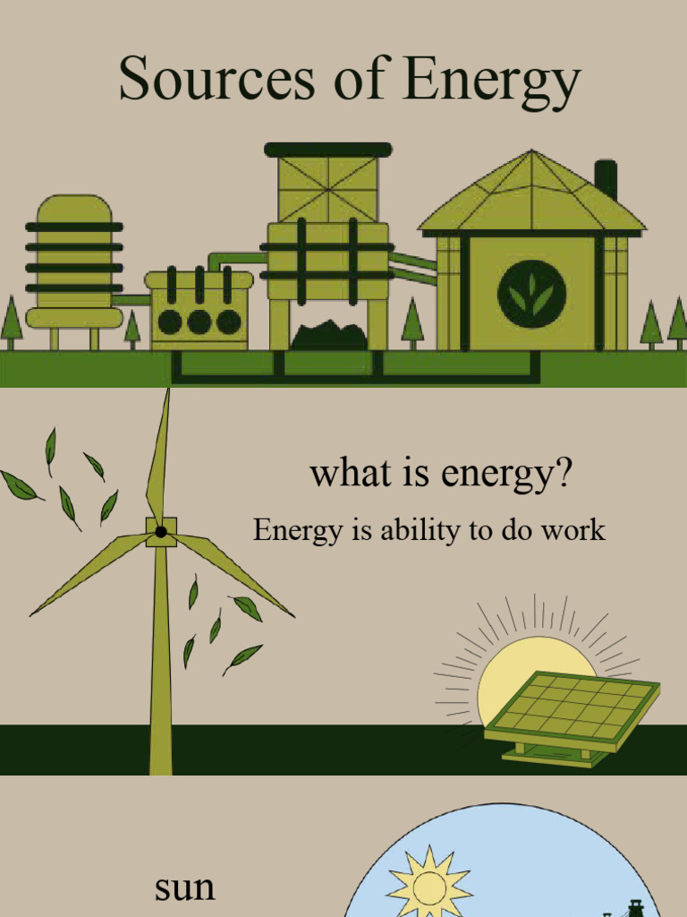 Renewable and Non-Renewable Energy Sources | PDF
