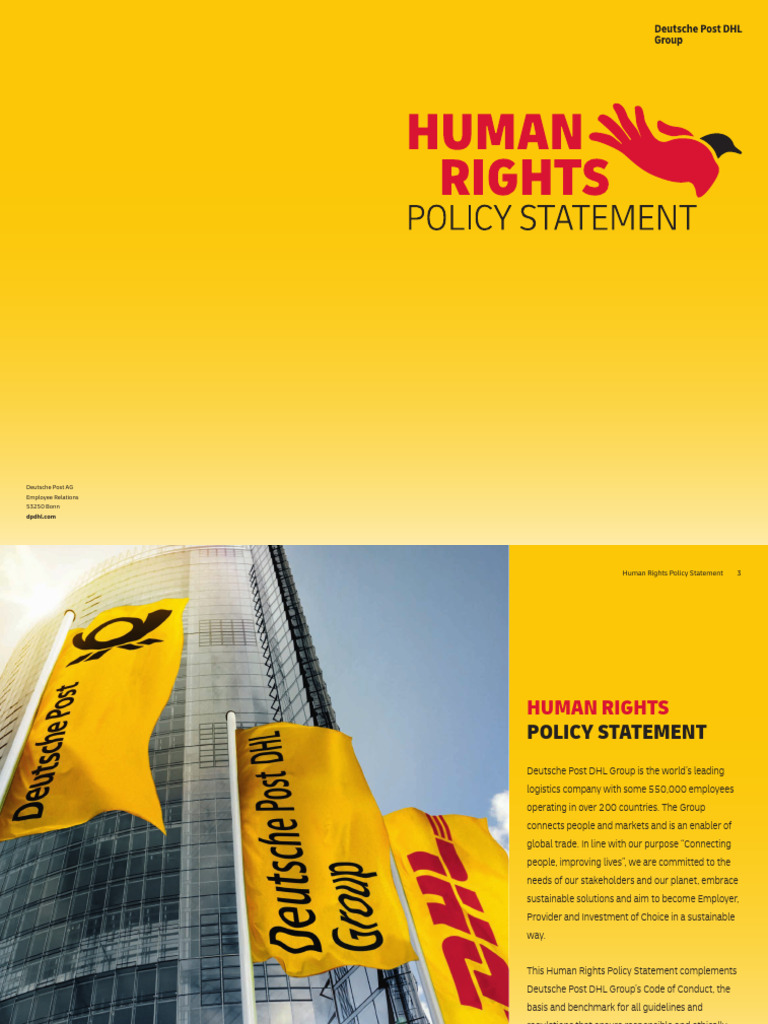 Human Rights Policy Statement | PDF | Employment | Labour Economics