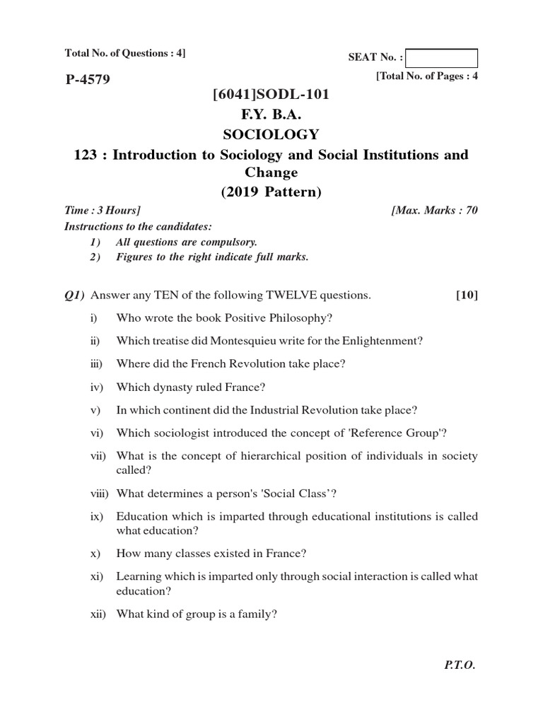 F.Y.B.A (2019 Pattern) | PDF