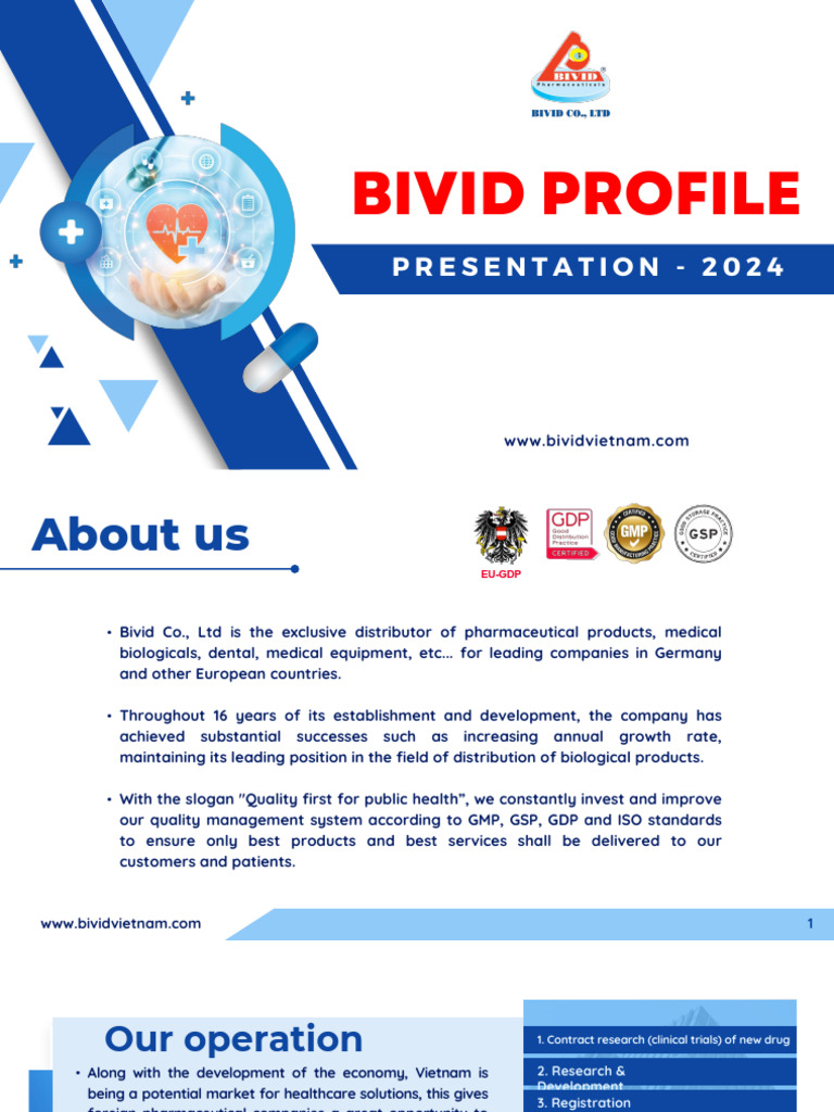 Bivid Presentation - Tiếng Anh - Ver 4 | PDF | Tablet (Pharmacy) | Opioid