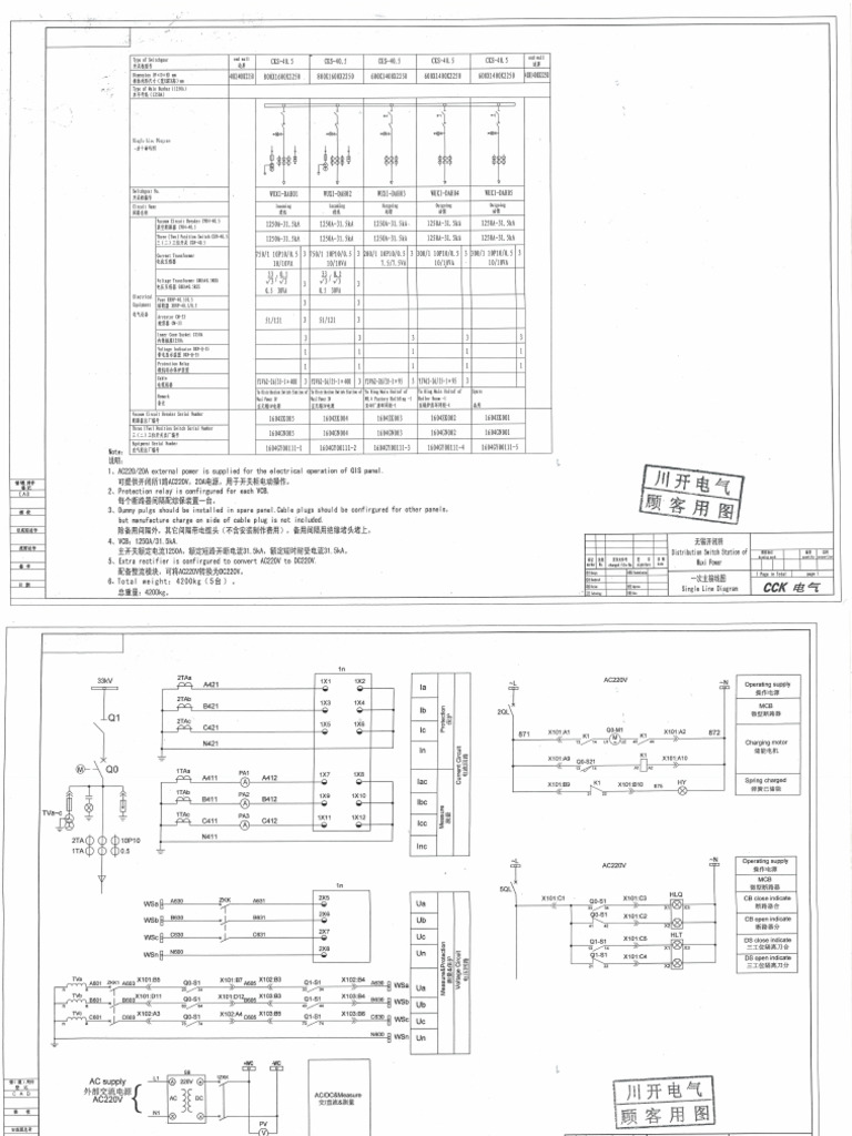 RMU Electrical Drawing | PDF