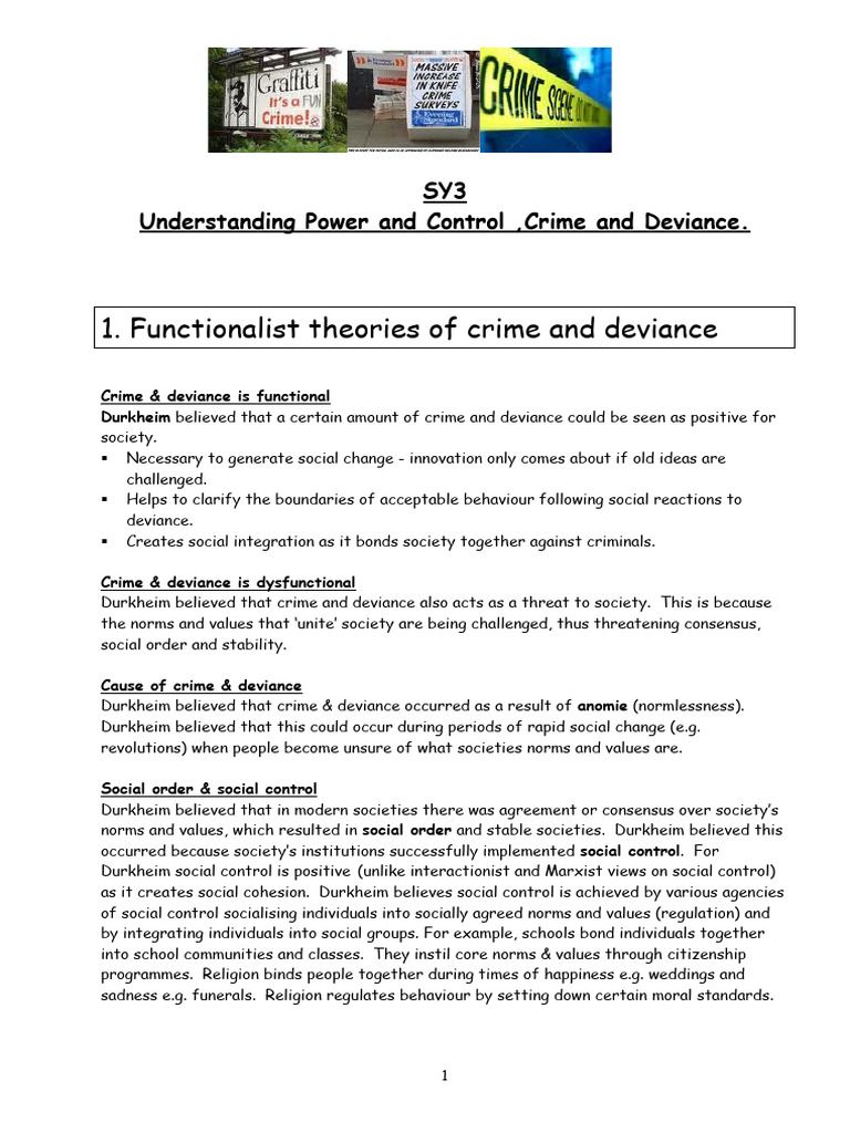 3. Crime Revision Booklet | PDF | Deviance (Sociology) | Crimes
