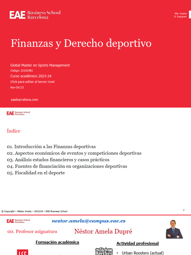 Finanzas PPT Completo | PDF | Formula Uno