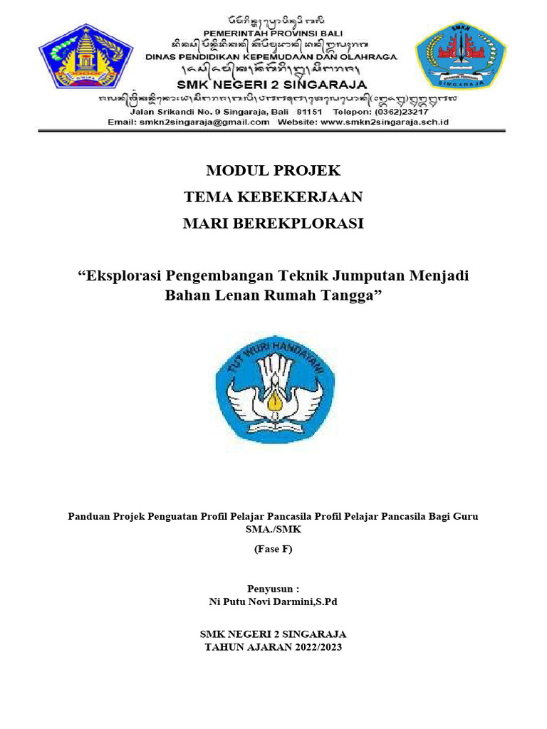 Template Modul P5 | PDF