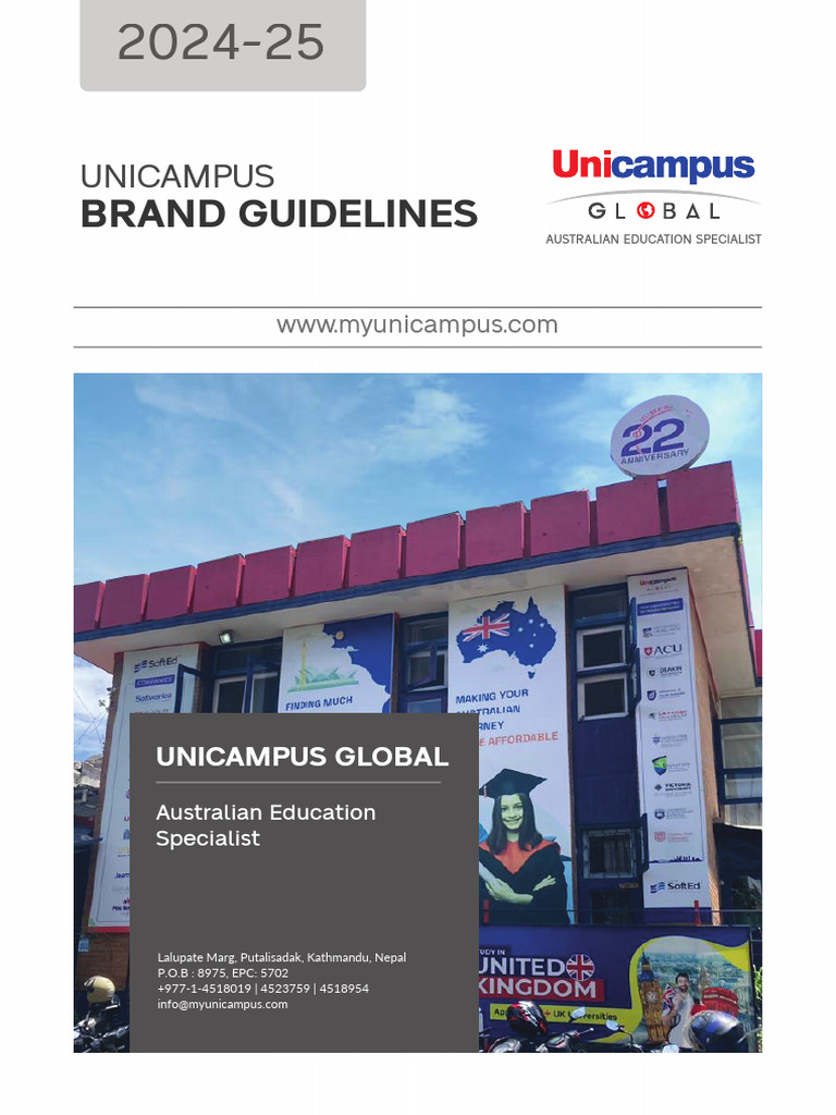 Unicampus Brandguidelines 2024-25 Final | PDF | Logos | Helvetica
