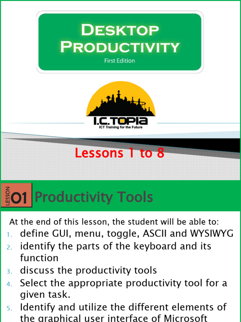deskprod_part1 | PDF | Computer Keyboard | Window (Computing)