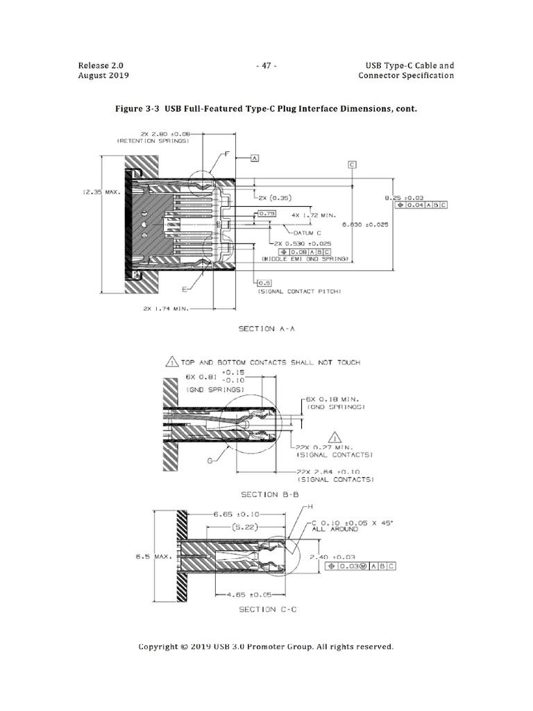 USB Type-C Plug Spec | PDF