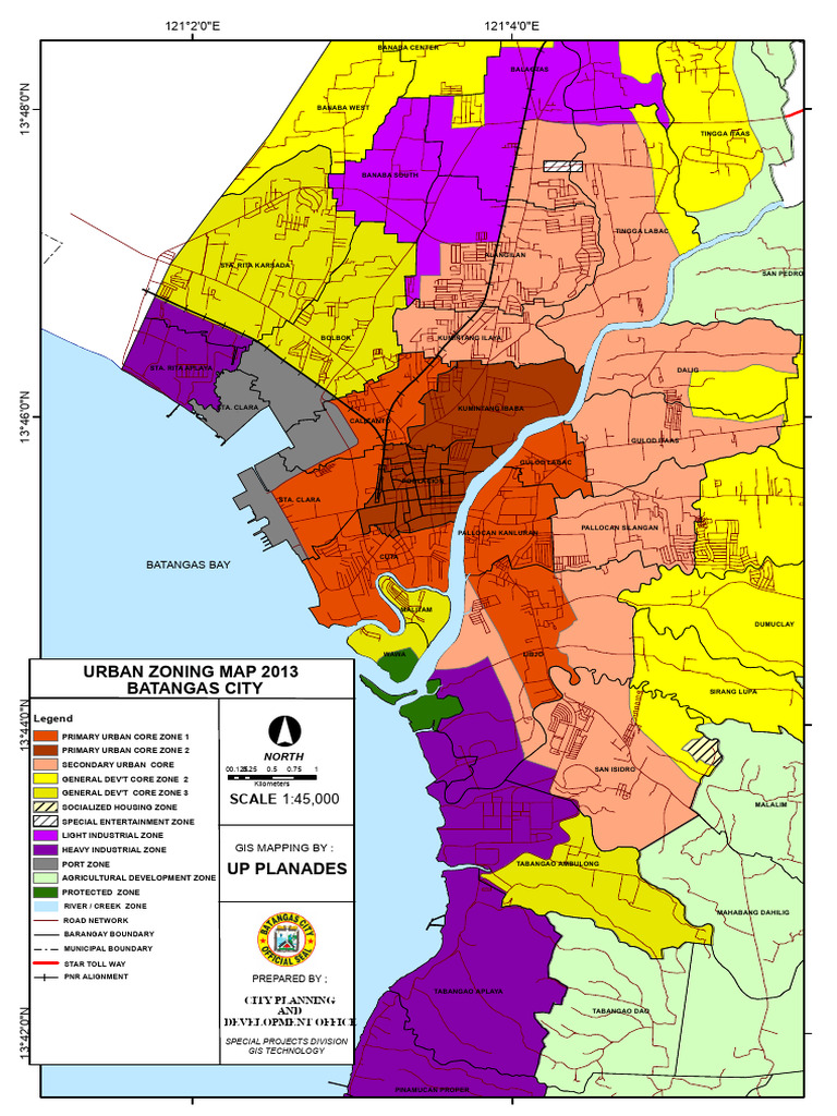 Urban - Zoning - Map Egf Newesta4 | PDF | Geographic Data And ...