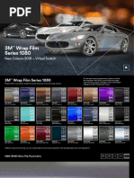 3m Wrap Film Series Swatch Color Poster 2080 | PDF | Materials | Color