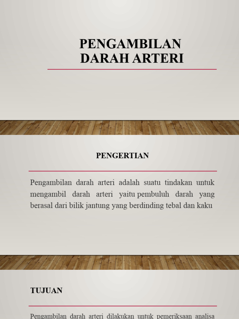 Pengambilan Darah Arteri | PDF | Kesehatan Holistik | Sains & Matematika