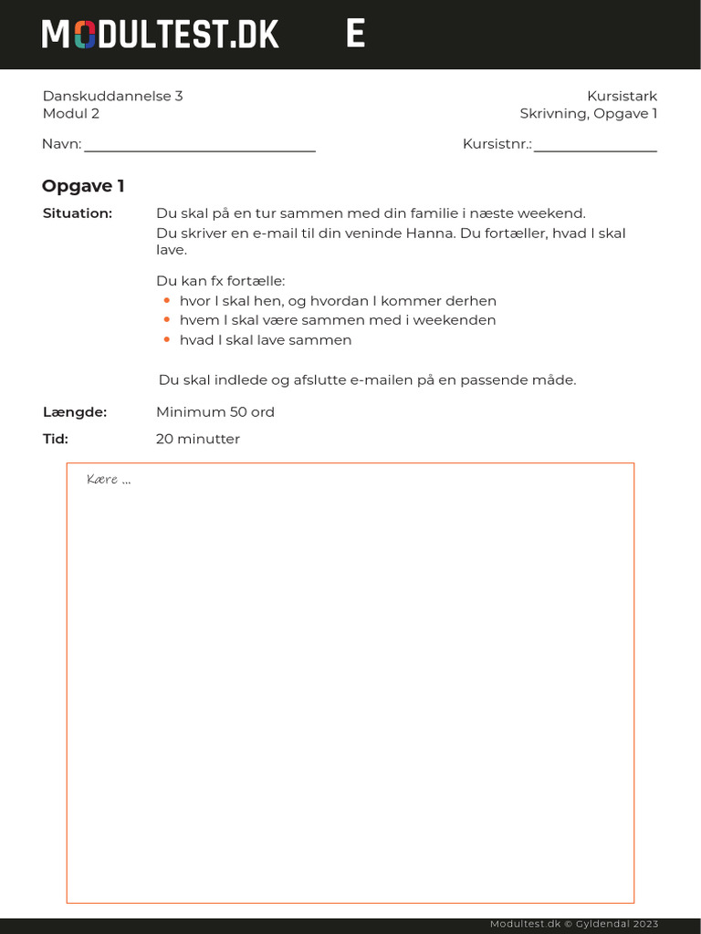 Skriftlig DU3 2 e | PDF