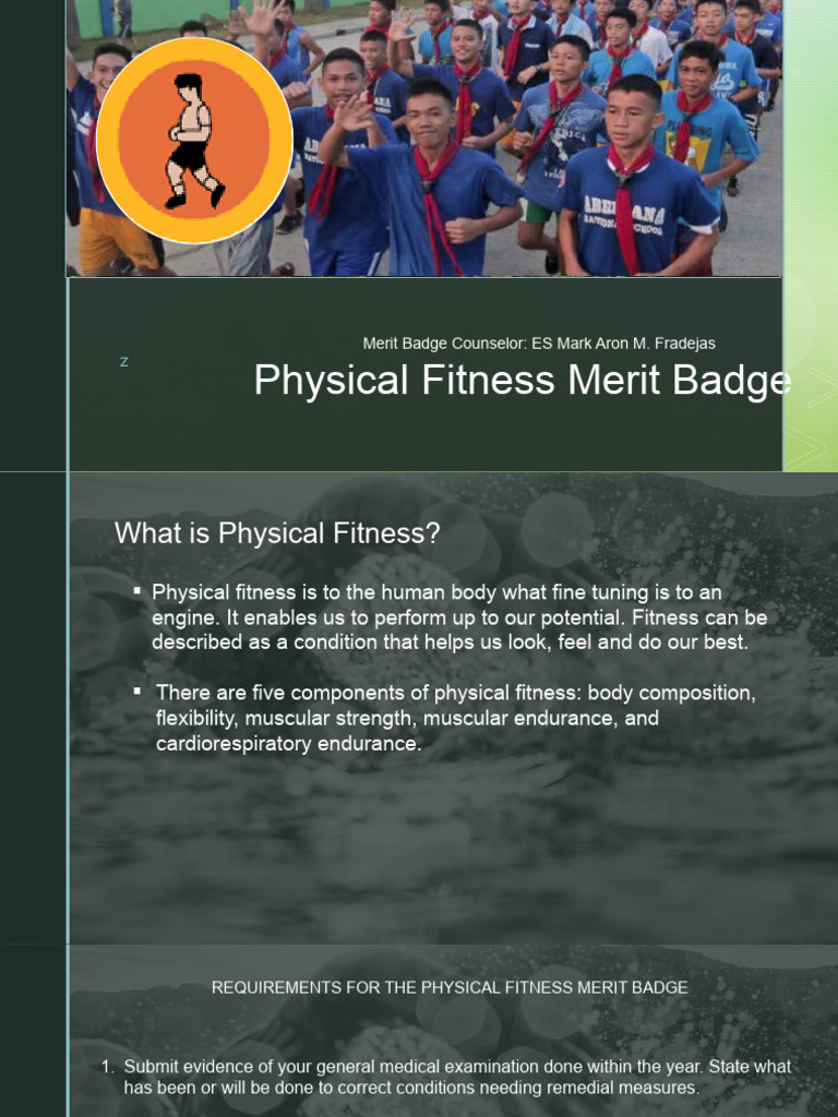 Physical Fitness Merit Badge Requirements | PDF | Physical Fitness