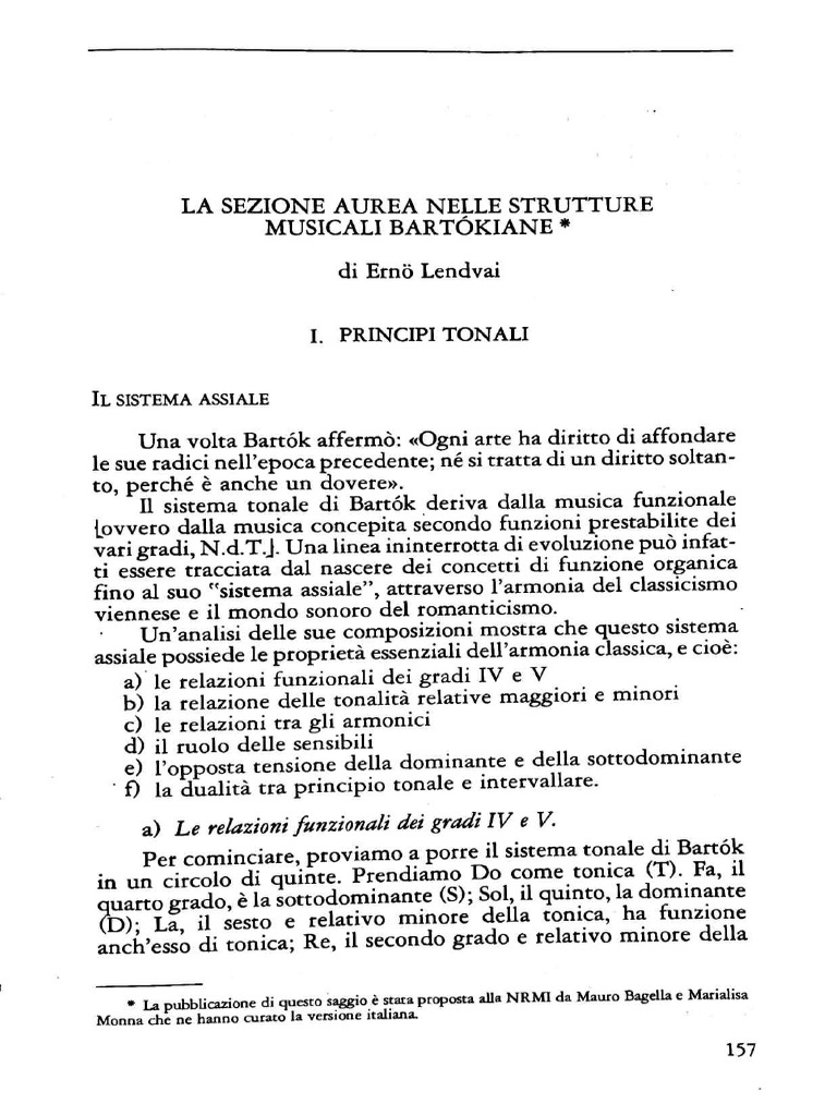 Erno Lendvai - Bartok | PDF