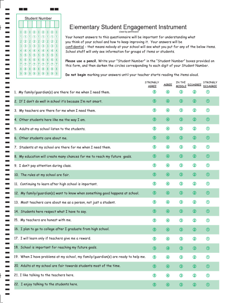 SEI Elementary Grades 3 5 | PDF