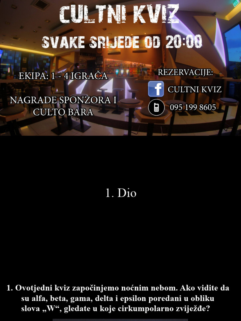 Cultni Kviz | PDF