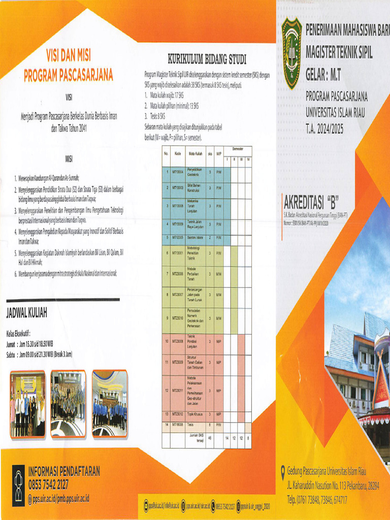 Brosur Prodi MTS 2024 | PDF