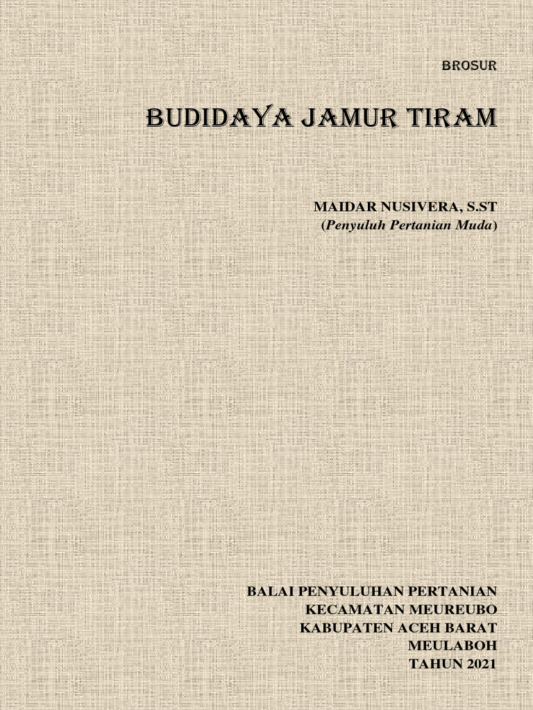 Booklet Jamur | PDF