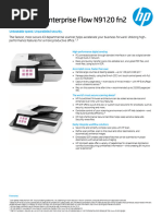 HP COLOR LJ E X57945dn Datasheet | PDF | Image Scanner | Fax
