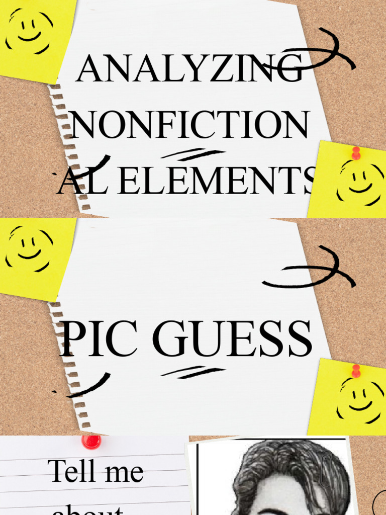 Analyzing Nonfictional Elements | PDF | Narration