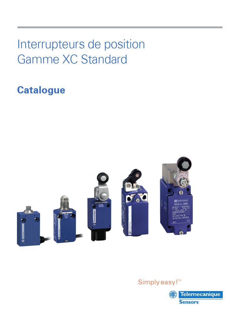 Interrupteurs de position XC Standard | PDF | Connectique ...