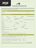 PSC Employment Application Form 2016 | PDF
