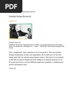 FDR - Four Freedoms Speech | PDF