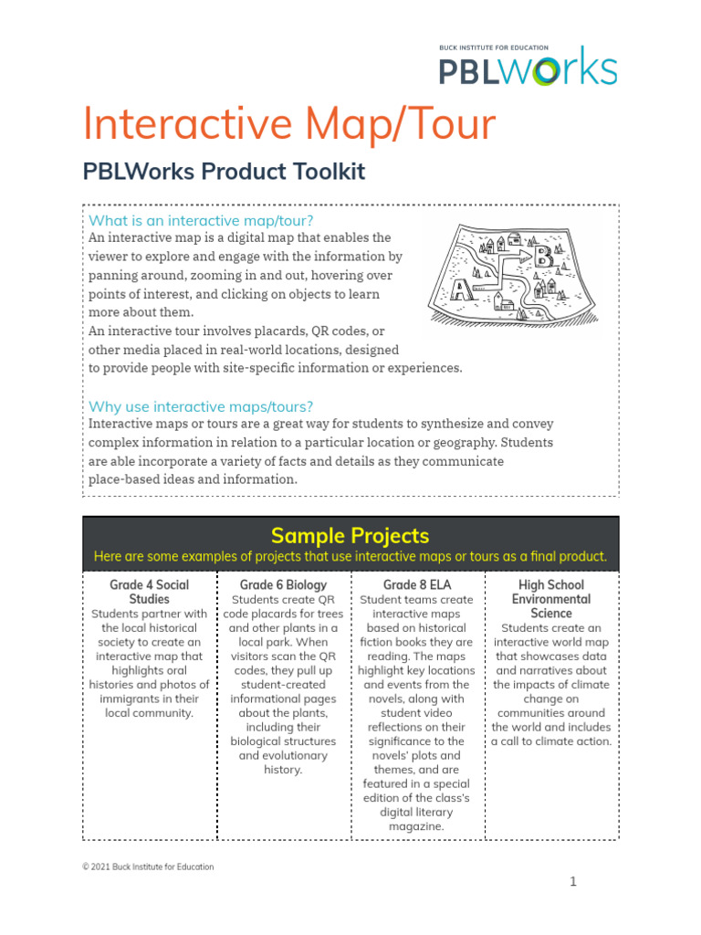 PBLWorks Product Toolkit - Interactive Map-Tour - 0 | PDF | Information ...