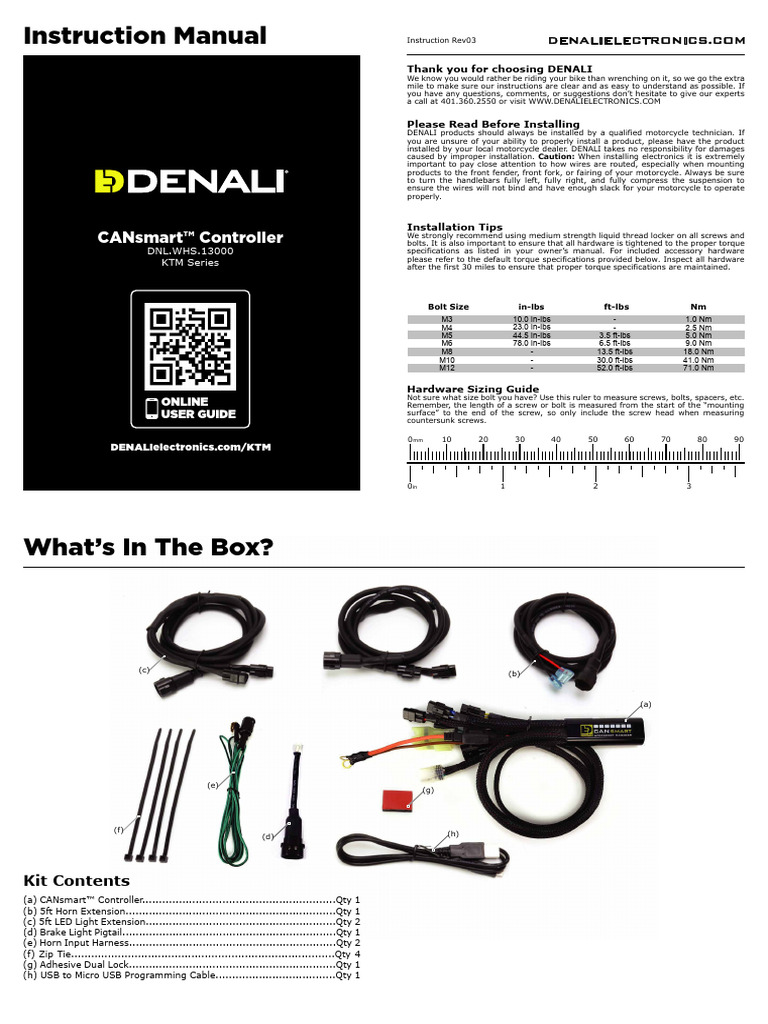 DENELI CAN Smart Manual Instructions | PDF | Electrical Connector | Screw