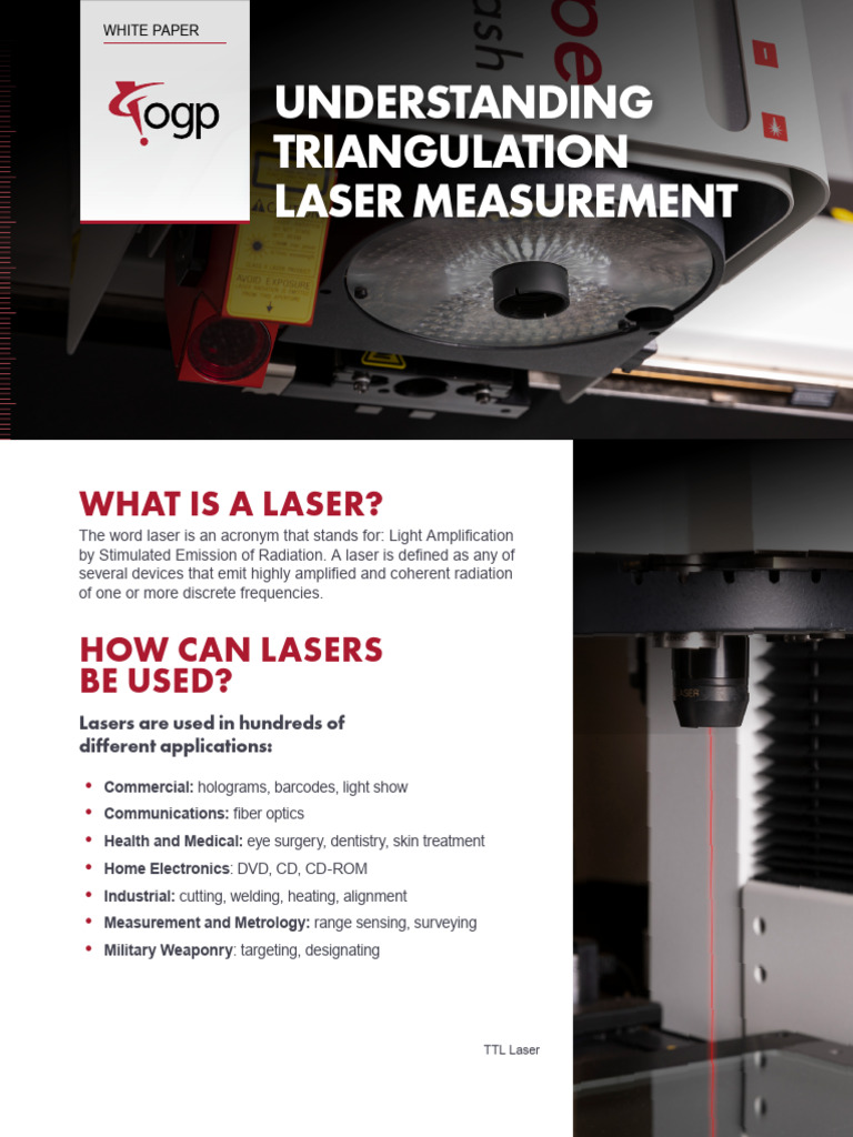 Understanding Triangulation Laser Measurement 22122023 V1 | PDF | Laser | Interferometry