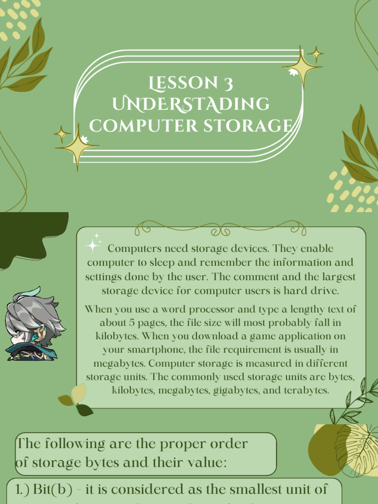 Computer Storage Basics for Beginners | PDF | Byte | Computer Data Storage