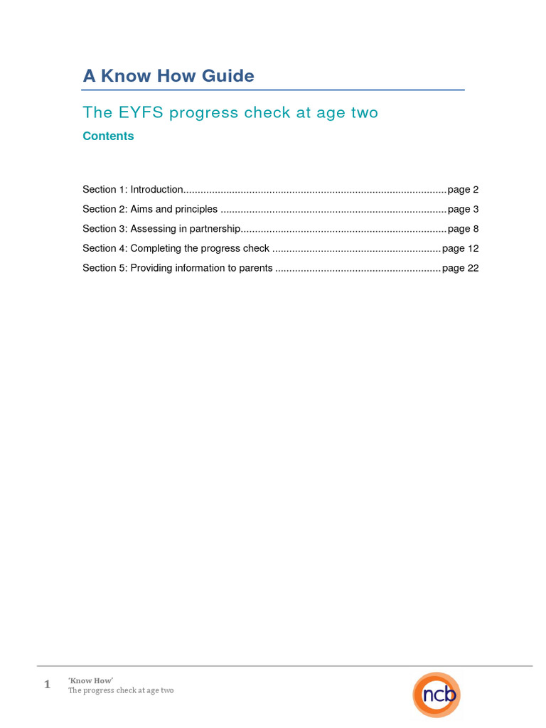 EYFS_-_know_how_materials | PDF | Procedural Knowledge | Learning